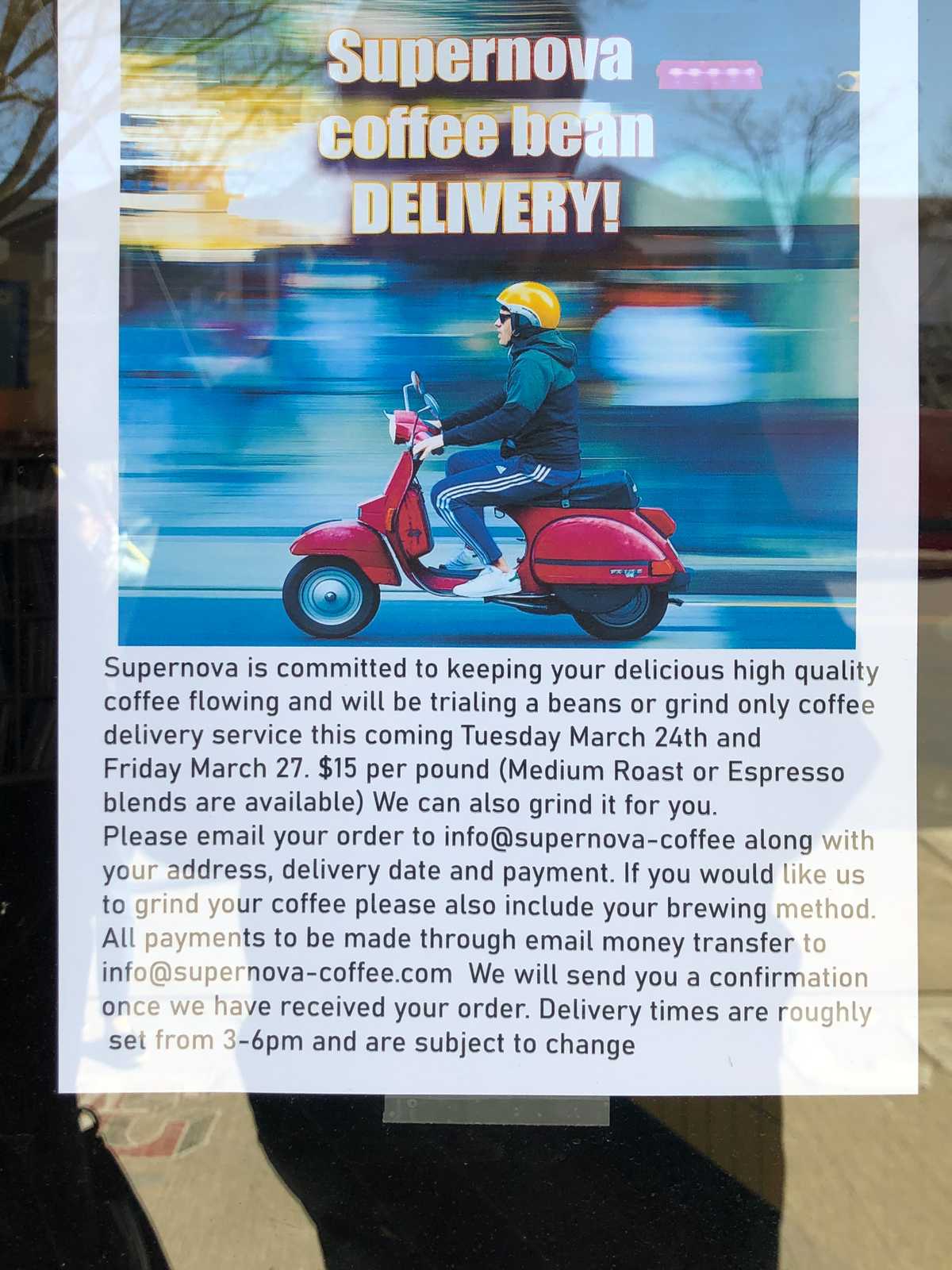 SUPERNOVA Coffee | Due to COVID-19: Documenting the signs of the pandemic