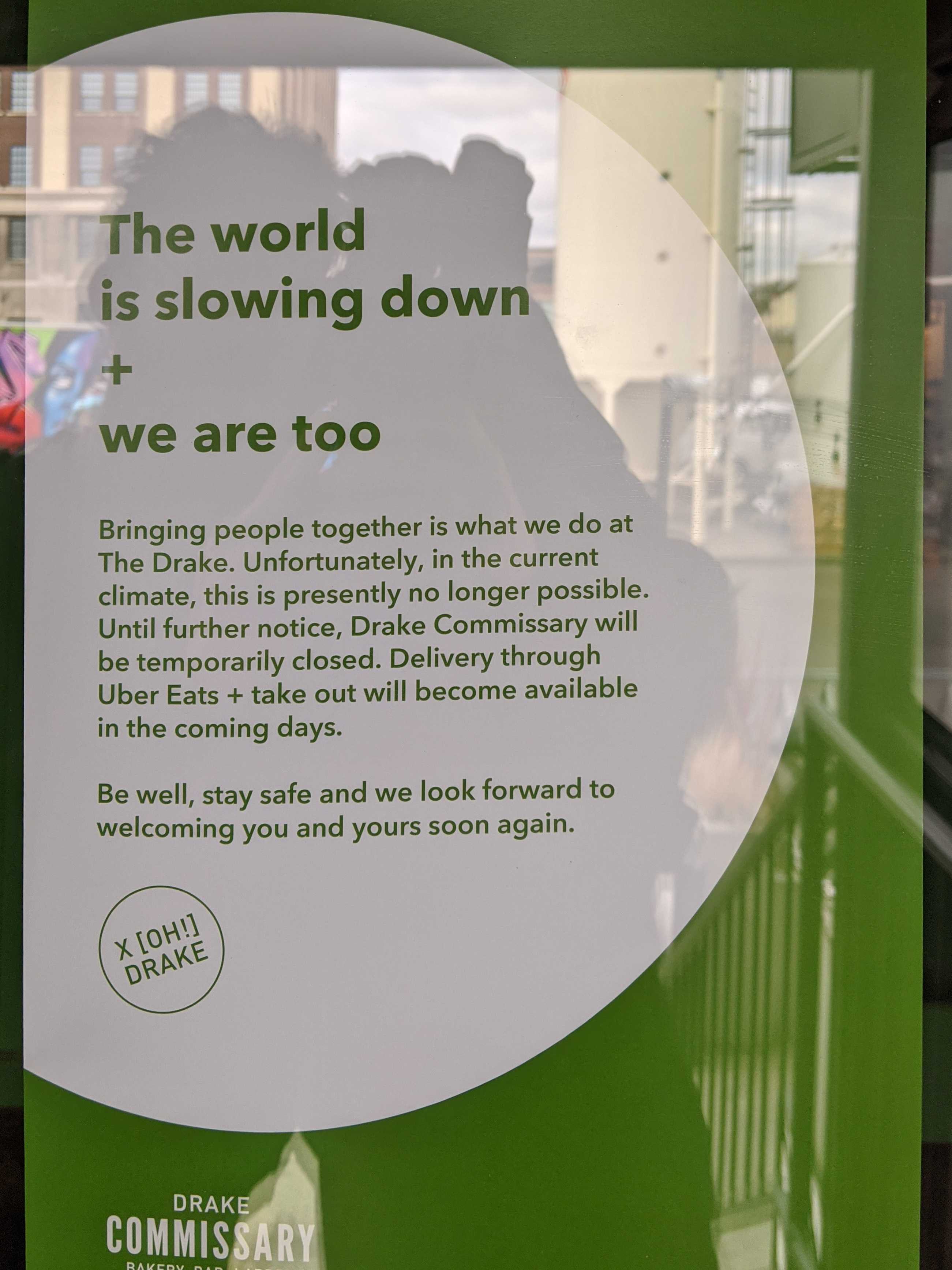 Drake Commissary | Due to COVID-19: Documenting the signs of the pandemic