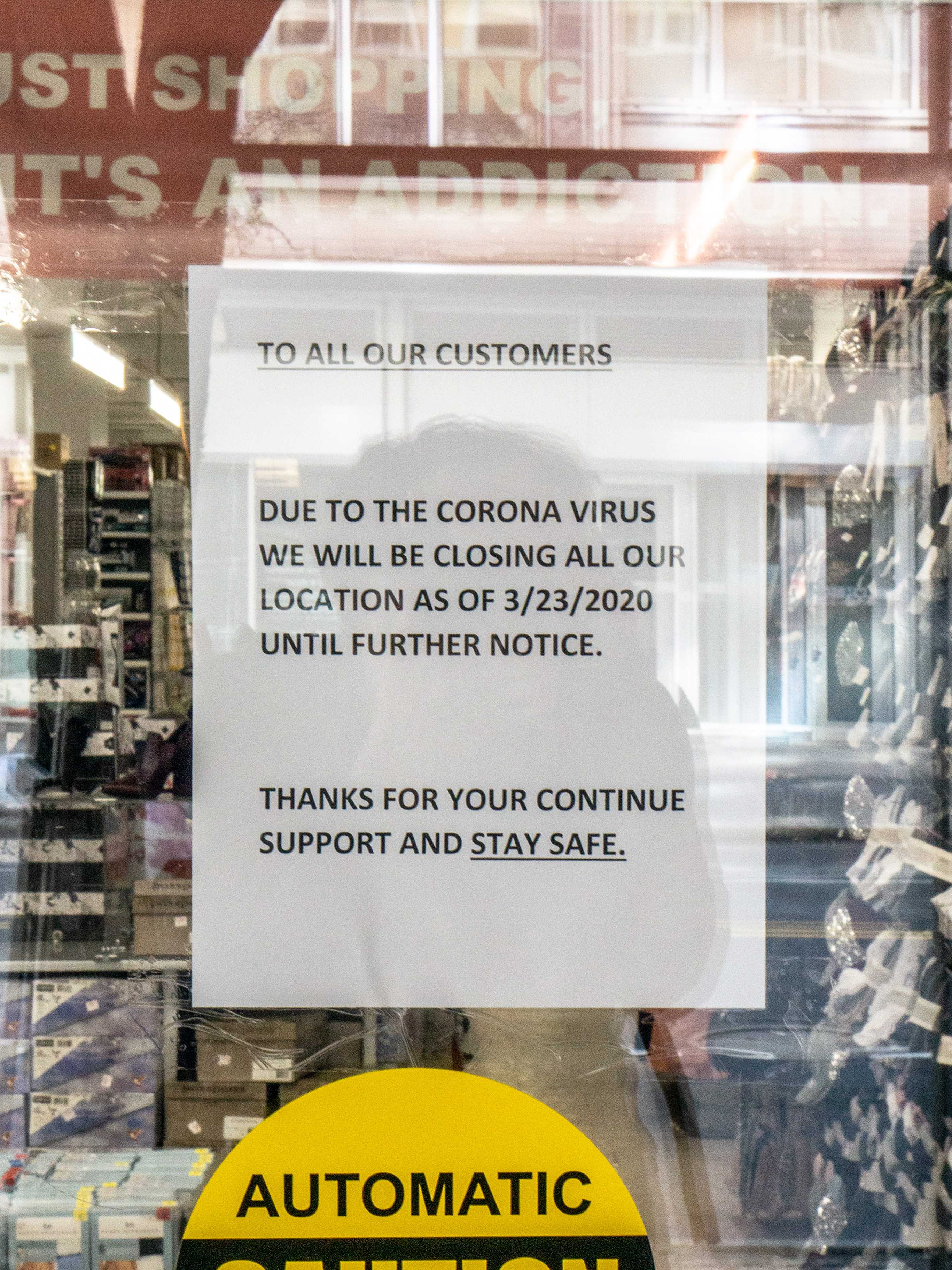 Lot-Less Closeouts | Due to COVID-19: Documenting the signs of the pandemic
